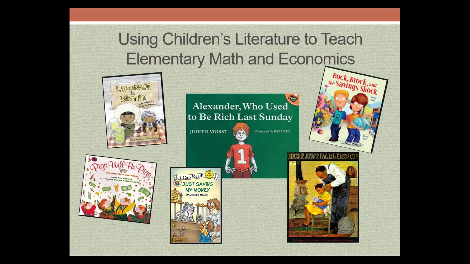Using Children’s Literature to Teach Elementary Math and Economics ...